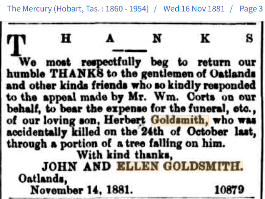 Ellen Sarah GOLDSMITH | Oér the seas we go